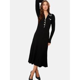 Lipsy Kleid Damen Gr&ouml;&szlig;e 36 schwarz / wei&szlig; Winterkleid