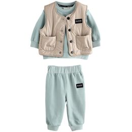 Baker By Ted Baker Set boy Beige, Green size 6-9 mths