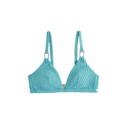 Mint Velvet Bikini Top female Blue size 16
