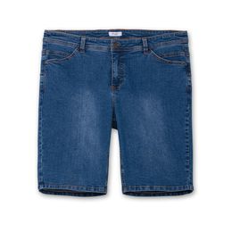 sheego Shorts Damen Größe 39/40 blue denim
