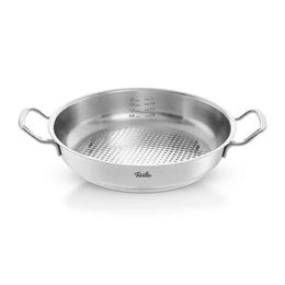 Fissler Servierpfanne Original-Profi Collection&reg;, Silber, Metall, backofengeeignet, breiter Sch&uuml;ttrand, Kochen, Pfannen, Servierpfannen
