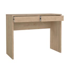 Mid.you Schreibtisch, Eiche, Holzwerkstoff, Holzoptik, 2 Schublade(n) Schubladen, rechteckig, Wange, 39.9x76.5x100.1 cm, Arbeitszimmer, Schreibtische, B&uuml;rotische