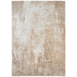 Novel Vintage-Teppich, Beige, Textil, Abstraktes, rechteckig, 80x150 cm, ISO 9001, Oeko-Tex&reg; Standard 100, Global Recycled Standard (Grs), antistatisch, Teppiche & B&ouml;den, Teppiche, Vintage-Teppiche