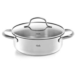 Fissler Bratentopf SAN Francisco, Silber, Metall, 1.4 L, Messskala, backofengeeignet, rostfrei, breiter Sch&uuml;ttrand, optimale W&auml;rmeverteilung, Kochen, T&ouml;pfe, Br&auml;ter