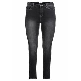 sheego Jeans Damen Größe 43/44 black denim