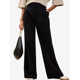 Lipsy Pleat-Front Pants female Black size 16