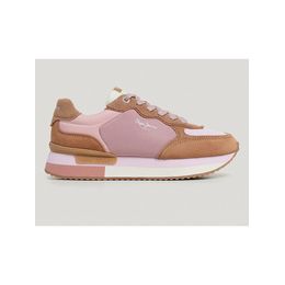 Pepe Jeans Footwear Sneakers "Rusper Mania" in Hellbraun/ Rosa - 64% | Größe 39 | Damen-sneakers