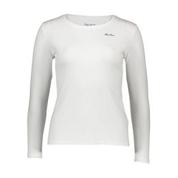 Pepe Jeans Longsleeve in Wei&szlig; - 48% | Gr&ouml;&szlig;e S | Damen-tops