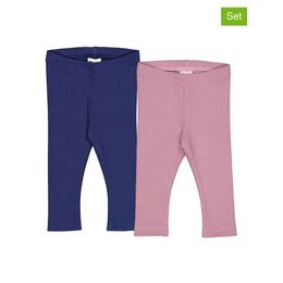 Fred's World by GREEN COTTON Fred ́s World by GREEN COTTON 2er-Set: Leggings "Alfa" in Rosa/ Dunkelblau - 67% | Größe 98 | Babyhosen