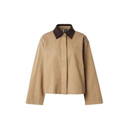 Pieces Jacke 'PCFemba' Damen Gr&ouml;&szlig;e S camel / dunkelbraun