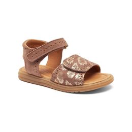 bisgaard Leder-Sandalen in Hellbraun/ Gold - 52% | Größe 34 | Kindersandalen