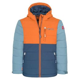 Trollkids Ski-/ Snowboardjacke "Hemsedal" in Blau/ Orange - 54% | Gr&ouml;&szlig;e 152 | Kinder-outdoor-jacken