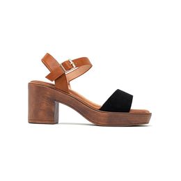 Sixth Sens Sandaletten in Schwarz/ Hellbraun - 72% | Gr&ouml;&szlig;e 37 | Damen-sandalen