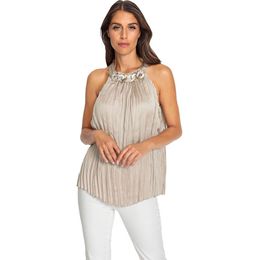 Heine Blusentop in Beige - 68% | Gr&ouml;&szlig;e 42 | Damen-blusen