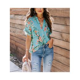 LA Angels Bluse in Hellblau - 66% | Gr&ouml;&szlig;e M | Damen-blusen