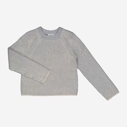 Marc O'Polo Weiß-blauer Pullover mit Streifenmuster