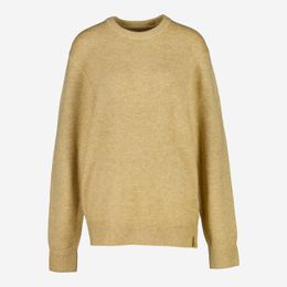 Scotch & Soda Gelber Pullover mit Melange-Muster