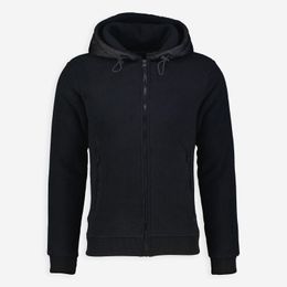 INDICODE Schwarze Fleecejacke