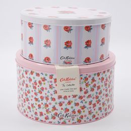 Cath Kidston 2er-Pack weiße runde Lebensmittelaufbewahrungen