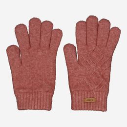 Barts Hellrote Handschuhe mit Logo