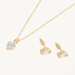 2-teiliges goldfarbenes Schmuck Set