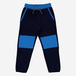 Diesel Dunkelblaue Jogginghose aus Sherpa