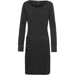 Ragwear Penellope Jerseykleid Damen - schwarz - Gr. S - Baumwolle