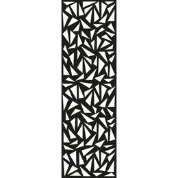 GroJa Einzelprofil Designelement 'Triangle XL' Aluminium anthrazit 60 x 180 cm