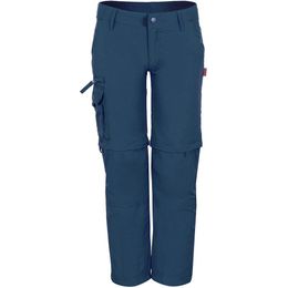 Trollkids Zipp-Off-Trekkinghose "Oppland" - Regular fit - in Dunkelblau - 47% | Gr&ouml;&szlig;e 152 | Kinderhosen