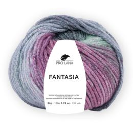 Fantasia von Pro Lana, Grau/Bordeaux/Gr&uuml;n, aus Schurwolle
