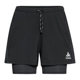 Odlo Essential 2in1 Short Bekleidung Damen schwarz