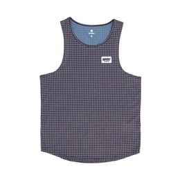 Saysky Houndstooth Combat Singlet Bekleidung Herren blau