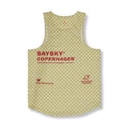Saysky Checker Combat Singlet Bekleidung Herren gr&uuml;n