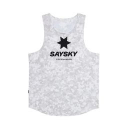 Saysky Camo Combat Singlet Bekleidung Herren wei&szlig;