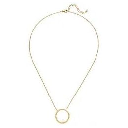 Collier Jobo, gold (goldfarben), Halsketten, Damen, Edelstahl Perlen, L: 50, Edelstahl, Perlen, Collier, Edelstahl goldfarben beschichtet mit S&uuml;&szlig;wasser-Zuchtperle