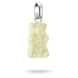 Charm-Einh&auml;nger Thomas Sabo "Thomas Sabo x HARIBO: Charm - Connect", bunt (silberfarben, wei&szlig;, wei&szlig;), Charms, Damen, Silber 925 (recycelt), mit Kristallglas