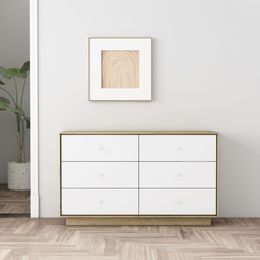 Kommode OTTO HOME "Blaire", natur, B:120cm H:70cm T:40cm, ABS-Kunststoff, FSC-zertifizierter Holzwerkstoff, MDF, Melamin, Spanplatte, Sideboards, kratzfeste Melaminoberfläche, ABS-Kanten und FSC-zertifiziertem Holz