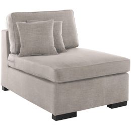 Sofa-Mittelelement Home Affaire "Skara", beige (natur), B:90cm H:86cm T:100cm, Polsterelemente, Modul zum eigenen Zusammenstellen, in vielen Bezugsqualit&auml;ten