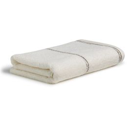 Möve Handtuch MÖVE "Vibrant Opulence Uni", ivory, B:50cm L:100cm, Walkfrottier, Obermaterial: 65% Baumwolle, 35% Viskose, Handtücher, aus Baumwolle und Lyocell gefertigt