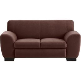 Sofa Home Affaire "Nika L-Form", braun (mokka), B:159cm H:78cm T:84cm, Struktur (70% Polyacryl, 30% Polyester);Primabelle-Microfaser (100% Polyester), Sofas, als 2-oder 3-Sitzer, in Microfaser PRIMABELLE oder Struktur