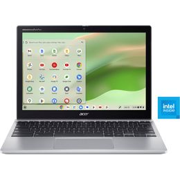 Acer Chromebook "Chromebook Spin 312 (CP312-1H-C6YY)", silber (sparkly silber), 4 GB RAM 128 GB SSD, GoogleChromeOS, Notebooks