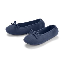 Tchibo - Ballerina-Hausschuhe - Damen - Gr. 38-39 - blau