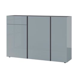 Tchibo - Sideboard »Mesa« - 152x43x103cm - grau - Holz / Glas