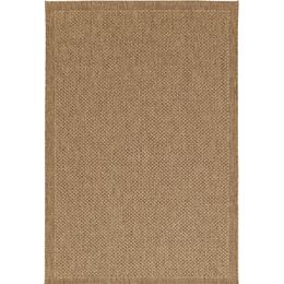 Teppich OTTO HOME "Arona, Sisal-Optik mit Bord&uuml;re, auch f&uuml;r Balkon und Terrasse" Gr. 2, braun, B:80cm H:7mm L:150cm, Kunstfaser, Teppiche, Teppich, In- und Outdoor geeignet, Wetterfest & UV-best&auml;ndig