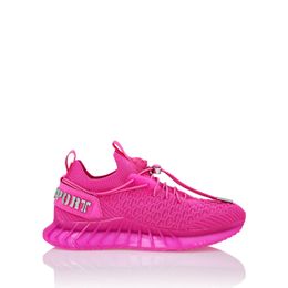 Plein Sport Damen Sneaker "Runner Sneaker", Gr. 3787, fucsiafluo, Schuhe