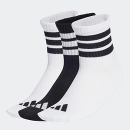Funktionssocken adidas Performance "LK RIB 3PP SO", Kinder, Gr. 31-33, weiß, weiß, schwarz, Obermaterial: 59% Baumwolle, 37% Polyester, 4% Elasthan, Socken