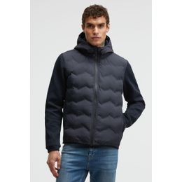 Outdoorjacke CMPD, Herren, Gr. 4XL, true navy, Steppware, Material Oberstoff: 80% Baumwolle, 15% Polyester, 5% Elasthan, Vorderteil: 100% Polyamid, Futter: 100% Polyamid, F&uuml;llung: 100% Polyester, unifarben, regular fit normal, eingesetzt elastischer Bund, Jacken Outdoorjacke, mit Innentasche
