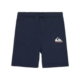 Bermudas Quiksilver "Easy Day", Jungen, Gr. 14, blau (schwarz navy), 55% Baumwolle, 45% Polyester, Hosen