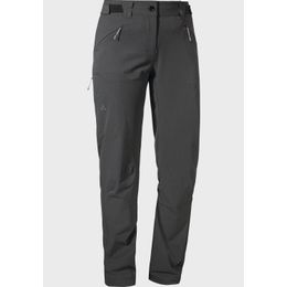 Sch&ouml;ffel Outdoorhose SCH&Ouml;FFEL "CIRC Pants Looop L", Damen, Gr. 44, Normalgr&ouml;&szlig;en, grau (9830, grau), Oberstoff : 100% Polyester, Hosen Outdoorhose