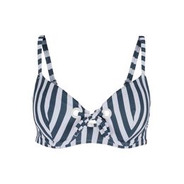 Skiny Bikinitop Damen Gr&ouml;&szlig;e 85 navy / wei&szlig;